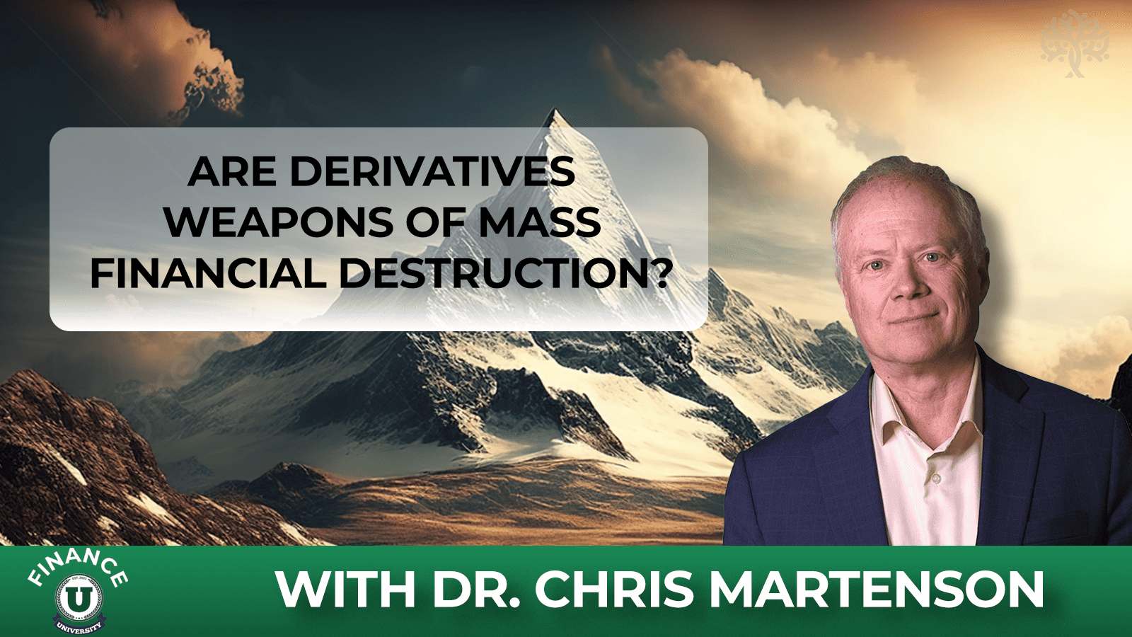 Are Derivatives Weapons of Mass Financial Destruction? – Peak Prosperity